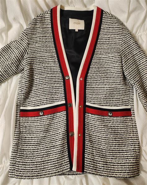 마쥬 트위드 자켓 가디건 당근 중고거래