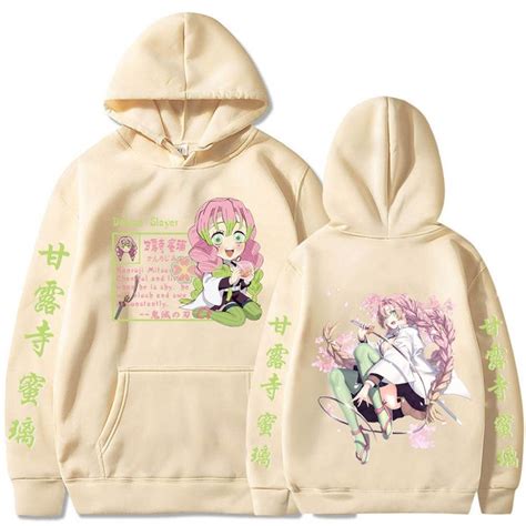 Demon Slayer Kanroji Mitsuri Hoodie Hoodies Anime Hoodie Red Hoodie
