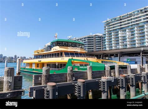 Sydney Emerald Class Ferry The Mv Fairlight Moored At Circular Quay