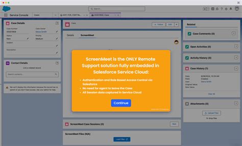 Interactive Demo Remote Support For Salesforce With Screenmeet