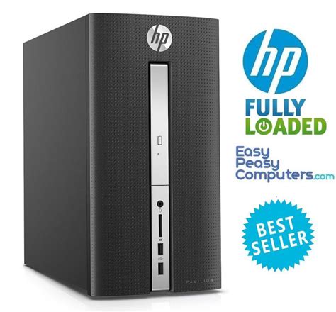 Powerful HP Pavilion Desktop Computer With GB RAM And TB Storage