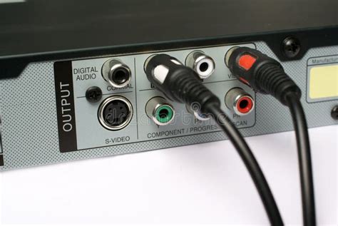 DVD Player Stock Photo Image Of Socket Back Block 11457020