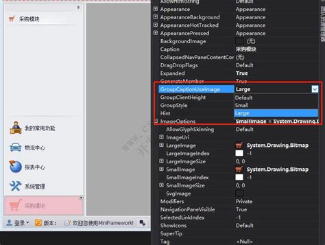 Navbarcontrol 组件添加一个导航菜单（add Group）cs开发框架cs框架网