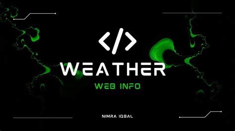 nimra iqbal on linkedin weatherwebapp javascript apis codingproject webdevelopment… 21
