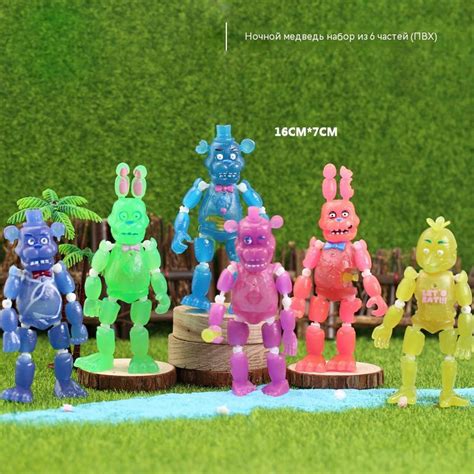 Набор Фигурок Аниматроник 6 героев Five Nights At Freddys Fnaf Наф 5 ночей с Фреди купить