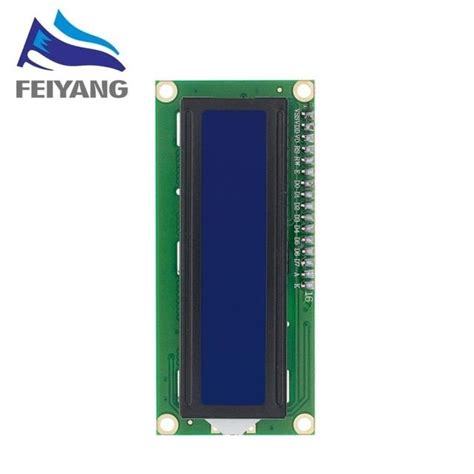 Lcd1602 1602โมดูล Lcd สีฟ้าหน้าจอสีเขียวเหลือง16x 2จอแสดงผล Lcd ตัว