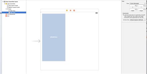 Ios Resize Issue In XCODE Resize Of One Element Sets Width Height X And Y Of Another