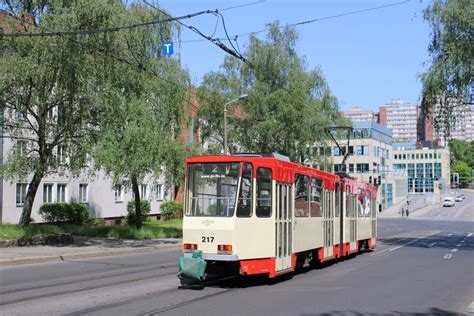 Франкфурт на Одере Tatra Kt4dm № 217 — Фото — Городской электротранспорт
