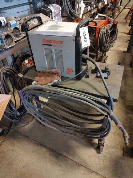 Hypertherm Powermax 65 Plasma Cutter And Rolling Stand United Edge