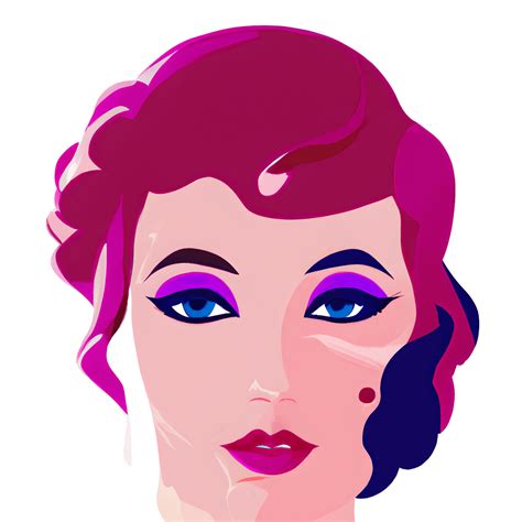 Beautiful Woman From Great Gatsby Flapper Closeup 8k · Creative Fabrica