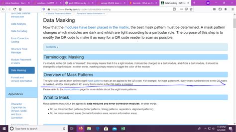 What Are The 8 Rules For 8 Mask Patterns For Qr Code Stack Overflow