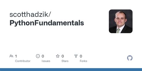 Github Scotthadzikpythonfundamentals