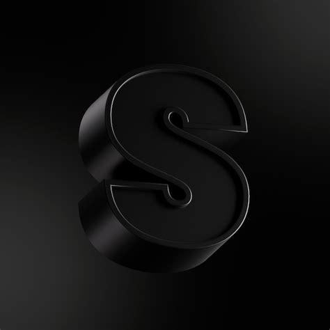 Premium Photo 3d Render Black Character