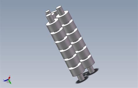 2辊轧机 SOLIDWORKS 2014 模型图纸免费下载 懒石网