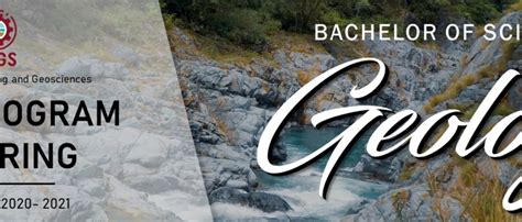 Bachelor Of Science In Geology Caraga State University
