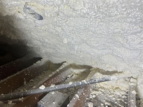 Soffit Spray Foam Issue Rinsulation