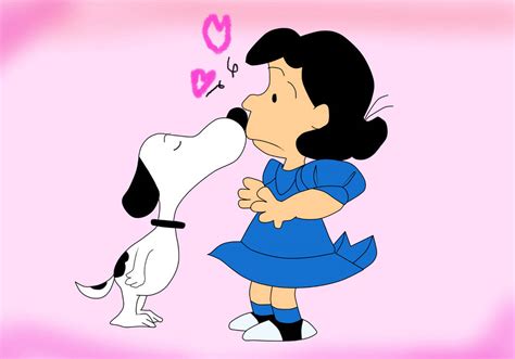 Snoopy Kissing Lucy By Dddjjjkkklll On Deviantart