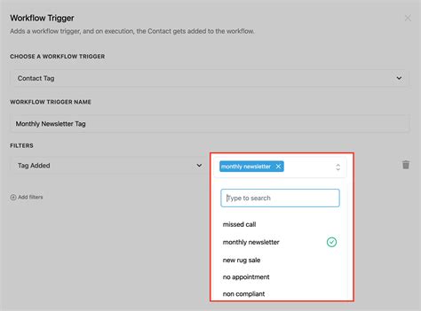 Workflow Trigger Contact Tag Highlevel Support Portal