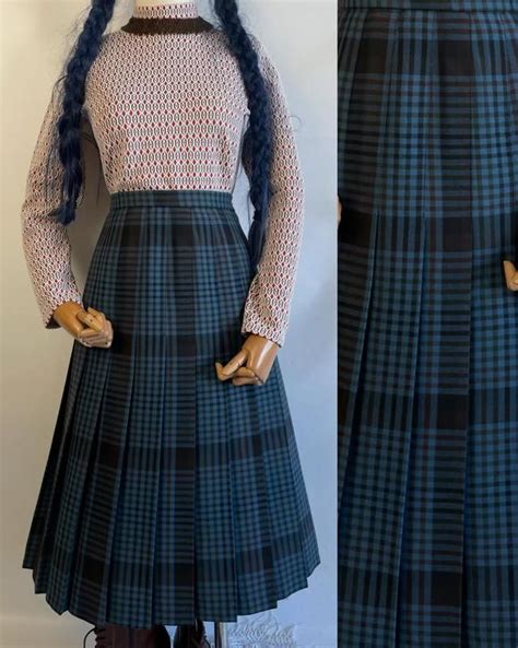 Вінтажна пишна красива картата спідниця юбка в клітинку в складку — ціна 485 грн у каталозі