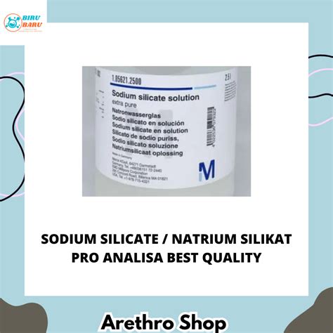 Jual Sodium Silicate Natrium Silikat Na₂sio₃ Pro Analisa 10 Gram