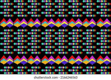 Colorful Geometric Shape Form Pattern On Stock Vector Royalty Free 2166246563 Shutterstock