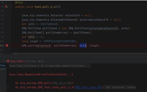 Negativearraysizeexception Issue Zeromq Jeromq Github