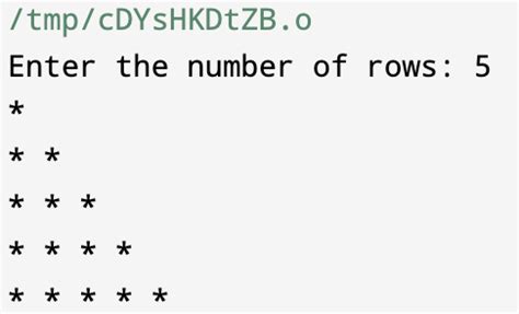 Star Patterns Program In C Naukri Code 360
