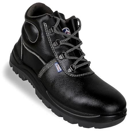 Allen Cooper 1008 Hi Ankle Men S Safety Shoe Size 8 UK Black Grey