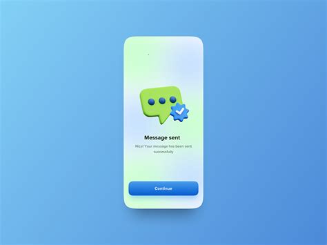 Success Message Ui Design By Gean Ribeiro On Dribbble