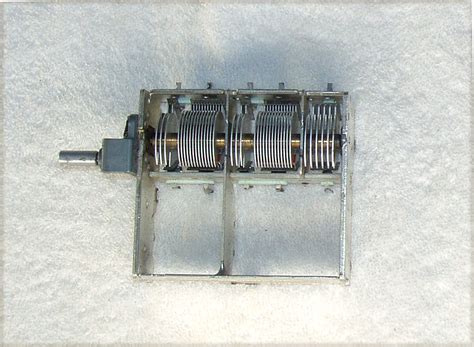 5 Gang Geared Variable Capacitor For Tuned Circuits Used Tested