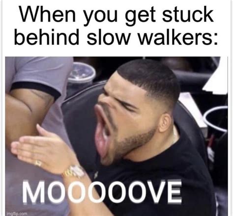 Slow Walkers Memes At The Mall At The Grocery Store Everywhere