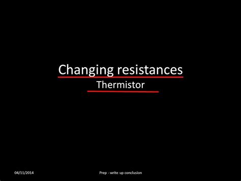 Igcse Physics Practical Investigation Of Thermistor