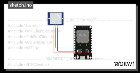 Aws Iot Core Demo Time Wokwi Esp32 Stm32 Arduino Simulator