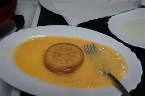 Galletas Fritas Rellenas De Flan Cocina