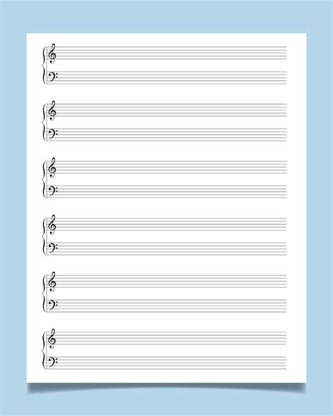 Free Printable Staff Paper Bass Clef Download Free Printable Staff Paper Bass Clef Png Images