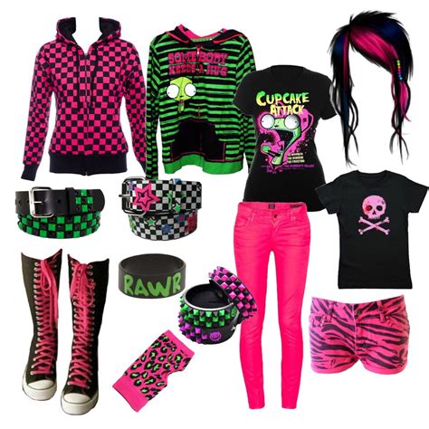 Invader Zim Scene Kid Fit Inspo Scene Outfits Scene Fashion Scene