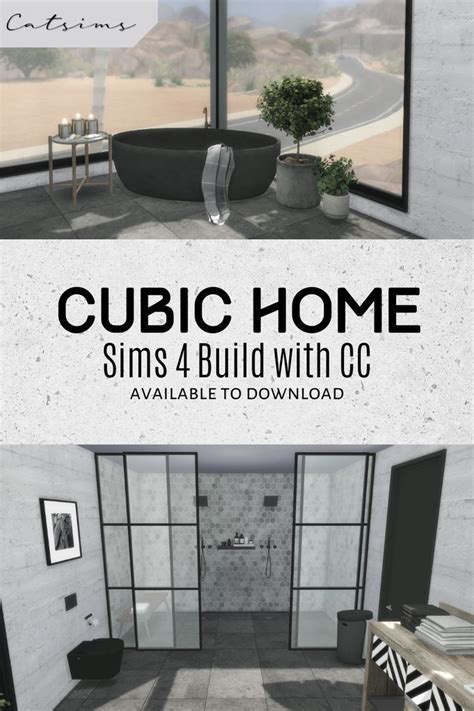 Cubic Home Catsims Sims 4 Sims House Sims 4 Cc Furniture Living Rooms