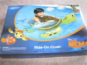 Swimways Disney Pixar Finding Nemo Crush Ride On Inflatable Pool Float