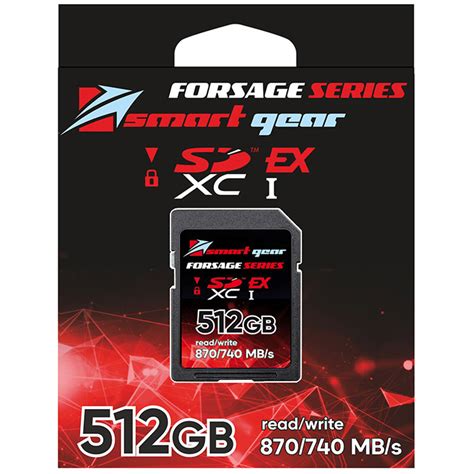 Sd Express 70 Cards Newly Released 512gb Smart Gear High Speed