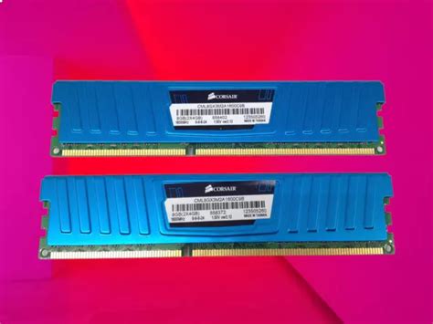 Corsair Vengeance Lp Ddr3 8gb 2x4gb 1 50v 1600mhz Cml8gx3m2a1600c9b Testé Eur 24 49 Picclick Fr