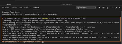 Getting Started With Syncfusion Aspnet Core Control And Yeoman Tool