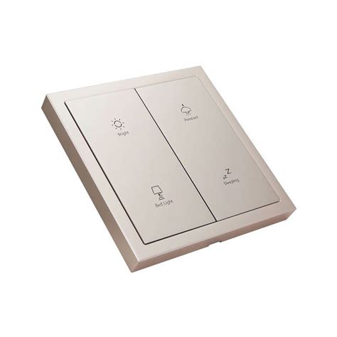 Panel Smart De 2 Botones Serie TILE Tipo B HDL Automation