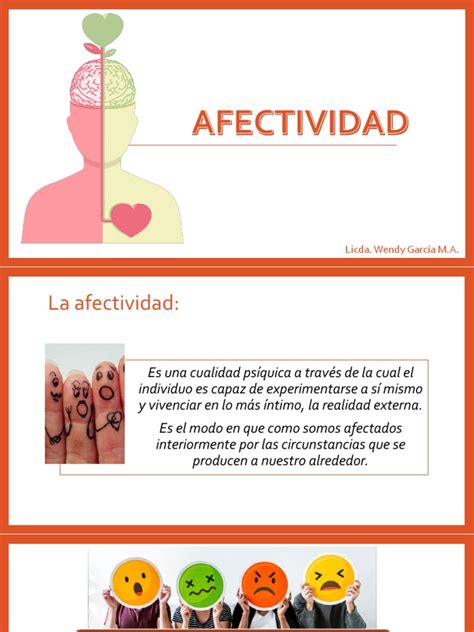 La Afectividad Pdf Las Emociones Comportamiento