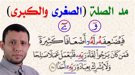 شرح مد الصلة الكبرى والصغرى سلسلة التجويد للمبتدئين Youtube