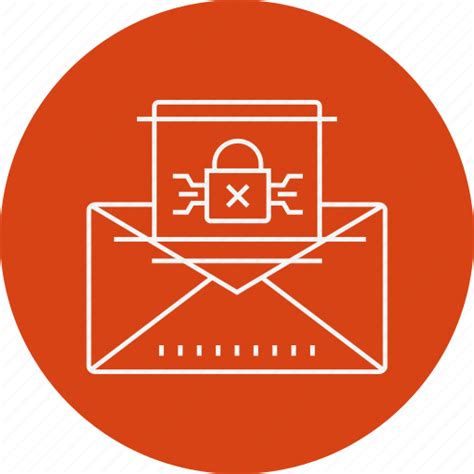 Bug Criminal Cyber Crime Email Hacking Threat Virus Icon