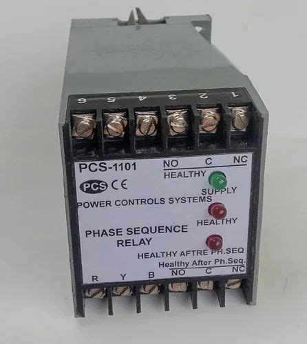 5 Amp Phase Sequence Relay Model Namenumber Pcs 1101 415 Vac At ₹ 900piece In Faridabad