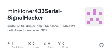 Github Minkione 433serial Signalhacker 433mhz Full Duplex Esp8266 Based Rfm69hw Radio