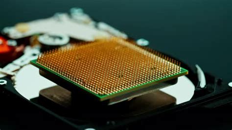 Processor Socket Printed Circuit Board Computer Motherboard With Components Inside Of Electronic