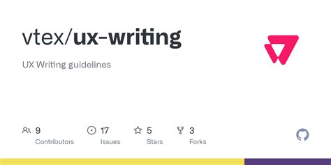Github Vtex Ux Writing Ux Writing Guidelines