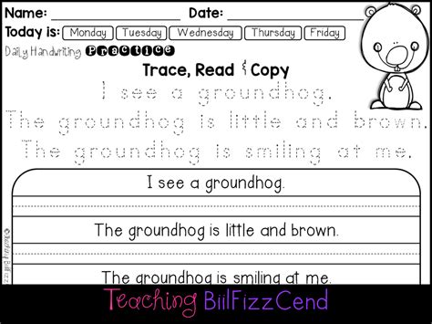 Short Stories For Handwriting Practice